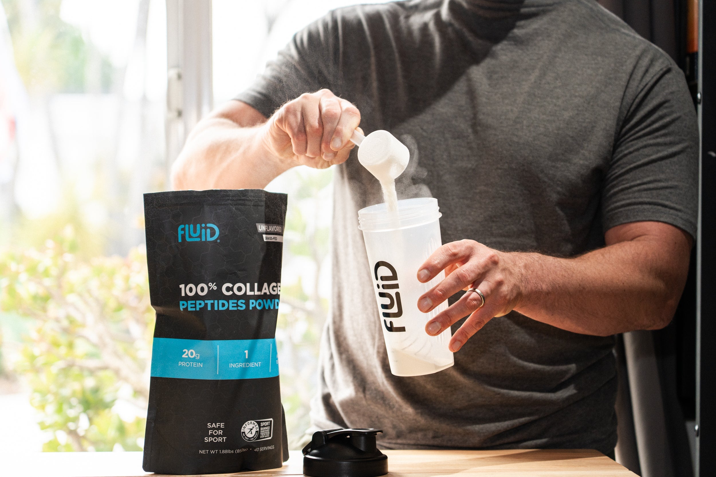 Fluid Protein | Pea-Protein with Turmeric, Cinnamon, Ginger (Vegan ...