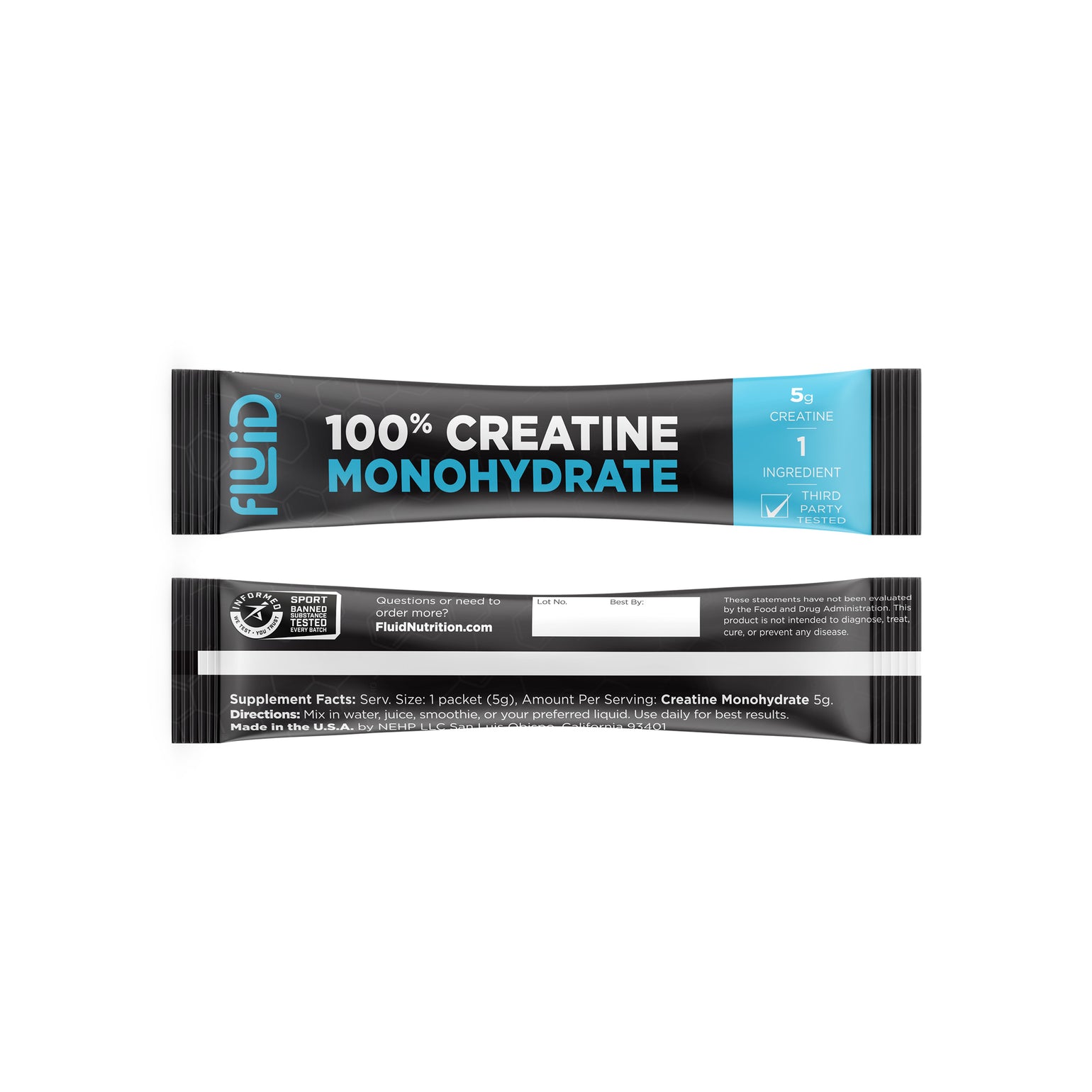 100% Creatine Monohydrate | Fluid Sports Nutrition