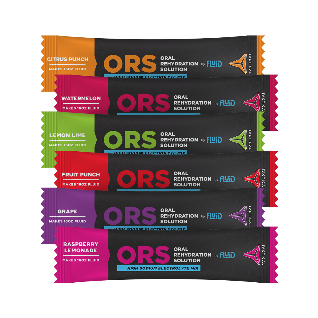 Tactical ORS (Oral Rehydration Solution) – Fluid Sports Nutrition