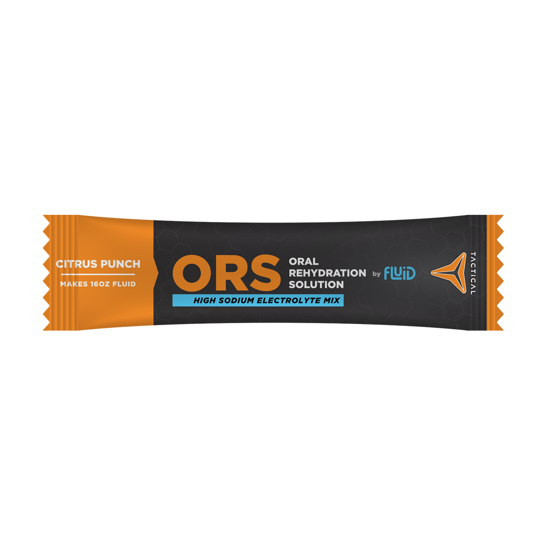 Tactical ORS (Oral Rehydration Solution) – Fluid Sports Nutrition